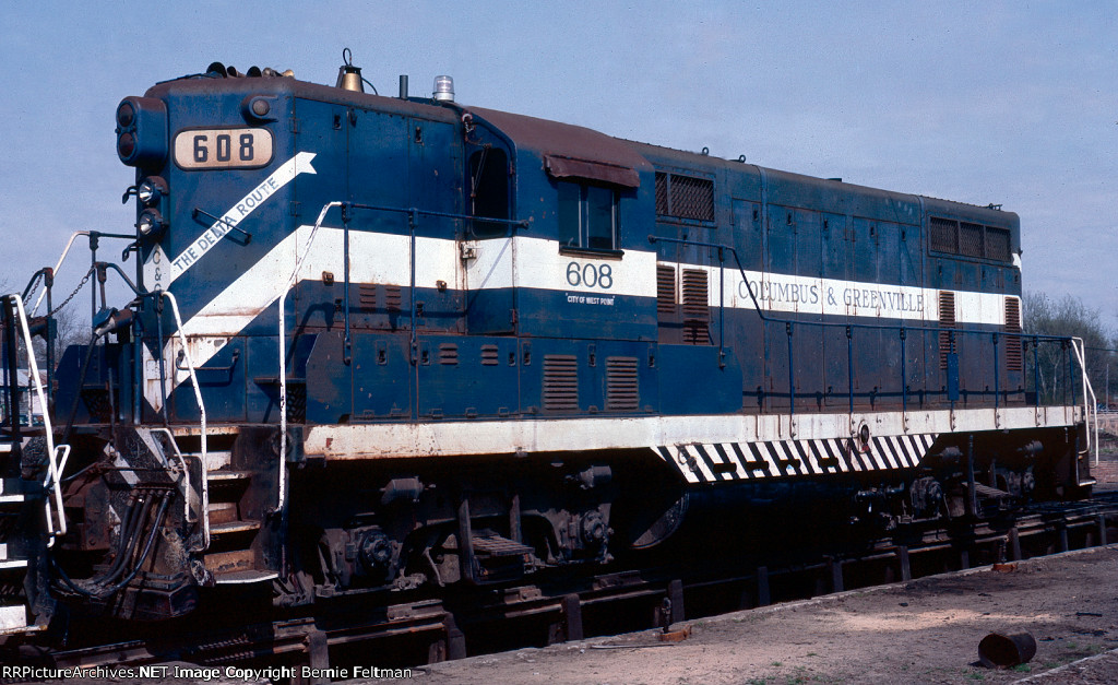 Columbus & Greenville GP7 #608